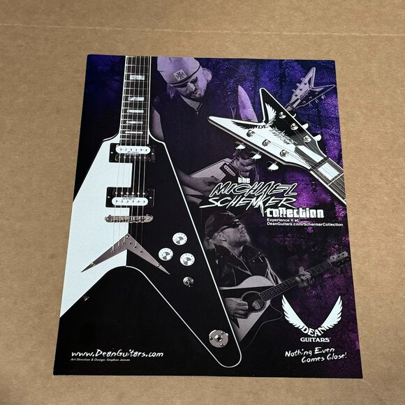 Dean Guitars | Art | Michael Schenker Dean Guitars 205 Print ...